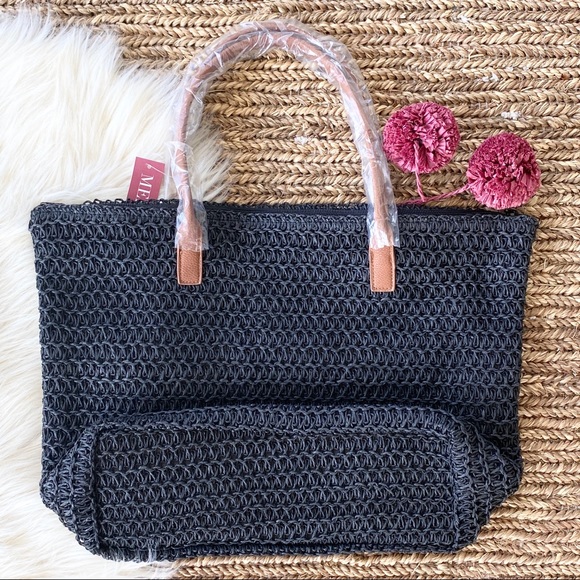 Merona | Bags | Nwt Merona Boho Hippie Woven Shoulder Tassel Tote ...